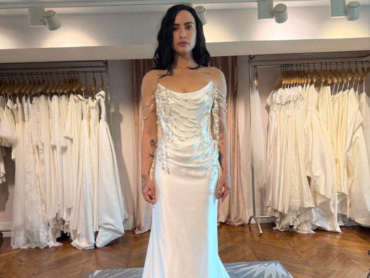 Así fue la romántica boda de Demi Lovato y Jordan Lutes