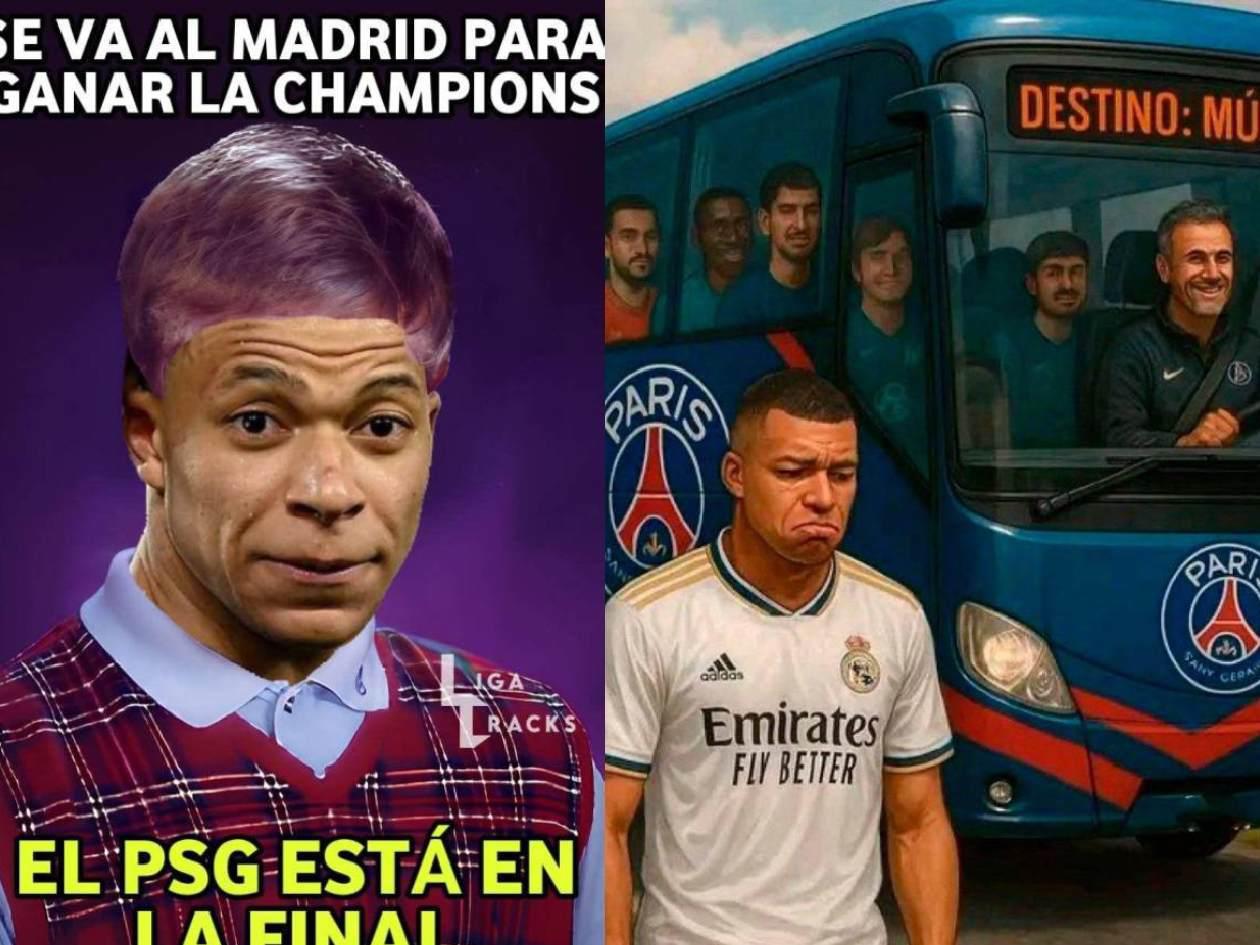 Memes humillan a Mbappé: burlas tras pase del PSG a la final de Champions