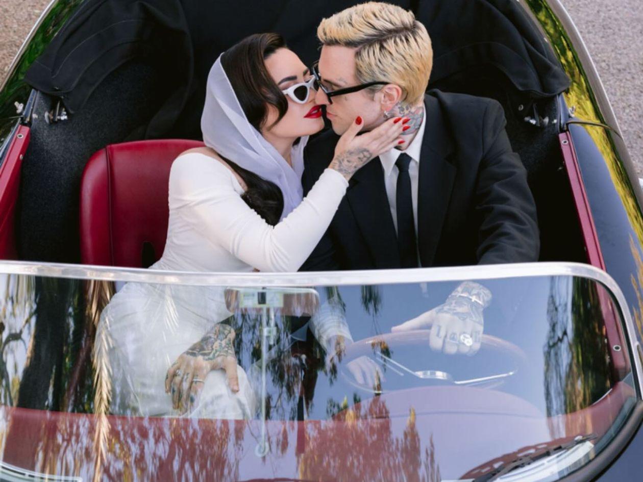 Así fue la romántica boda de Demi Lovato y Jordan Lutes