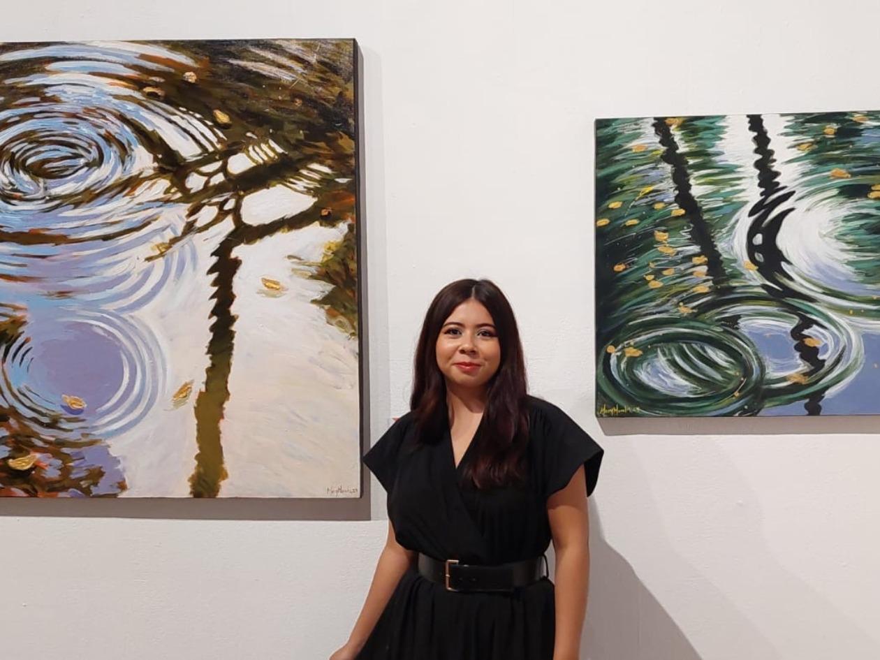 Pintora hondureña Mary Morales: rebeldía social, migración y paisajes