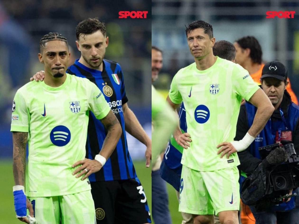 Dolor del Barcelona, llanto de Raphinha, Inter festeja y, ¿qué pasó con ...