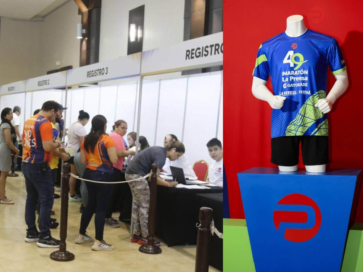 Entrega de kits en la Media Maratón La Prensa-Gatorade