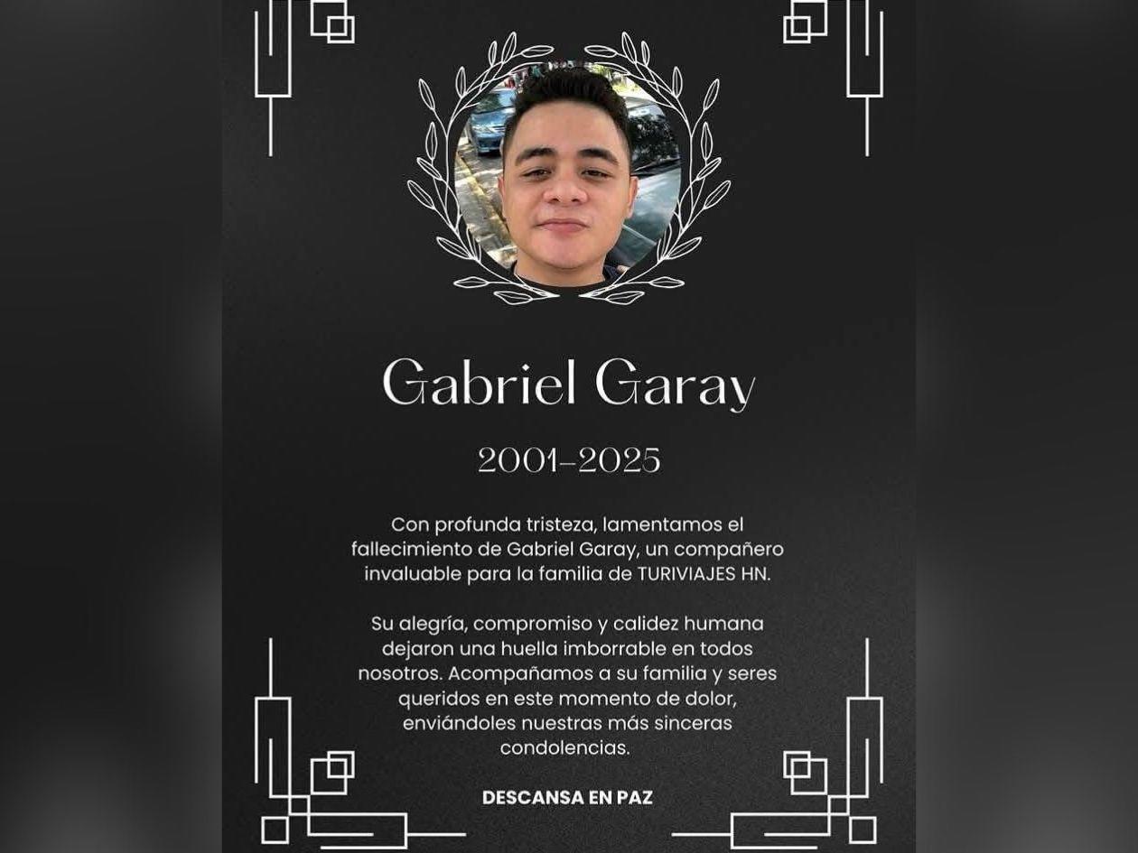 Consternación por muerte de Gabriel Garay en accidente de moto en SPS