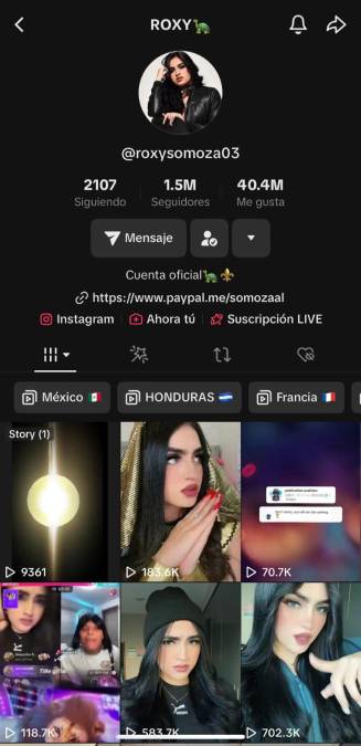 Roxy Somoza gana el TikTok Live Fest Global de Latinoamérica