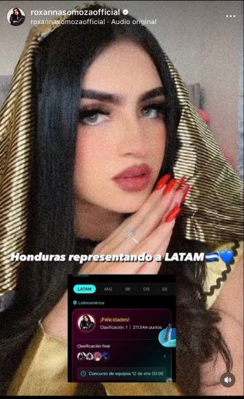 Roxy Somoza gana el TikTok Live Fest Global de Latinoamérica