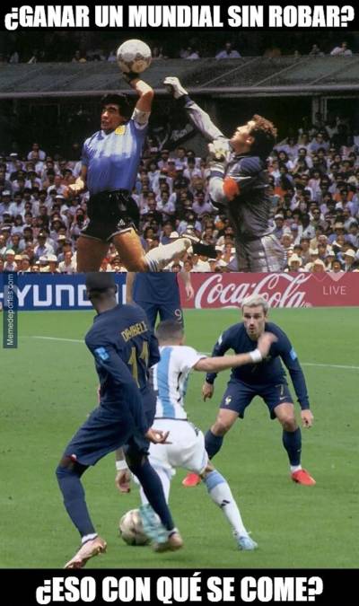 Los memes de la final del Mundial: Messi, Mbappé y el VAR