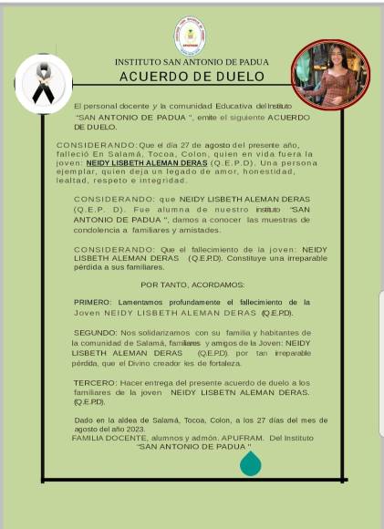 Así era Neidy, la hermosa quinceañera que falleció en Tocoa