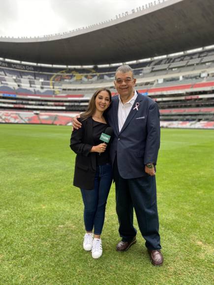 Olimpia - Atlas: La bella y famosa reportera que llegó a Honduras