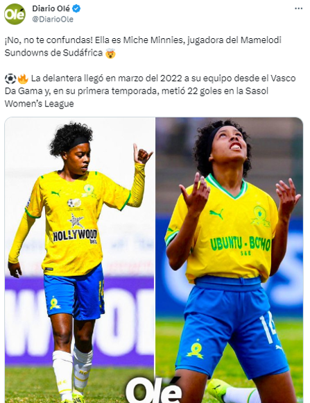 ¿Quién es? Así es Miche Minnies, la “hija perdida” de Ronaldinho