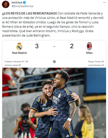 Real Madrid: Esto dicen a nivel mundial tras nueva remontada ante Milan