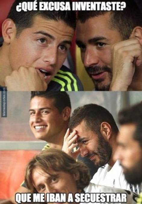 Los memes de la persecución a James Rodríguez que arrasan en las redes ...
