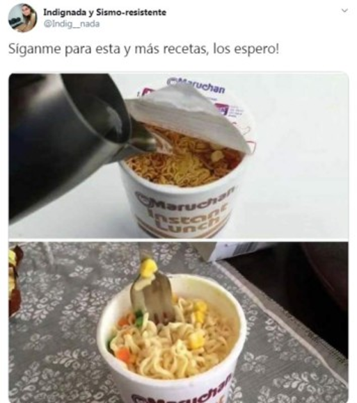 Síganme para más recetas: los memes más divertidos