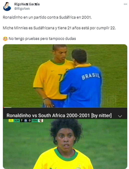 ¿Quién es? Así es Miche Minnies, la “hija perdida” de Ronaldinho