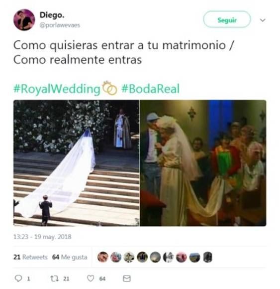 Memes: Hasta Marc Anthony se burla de la boda real - Diario La Prensa