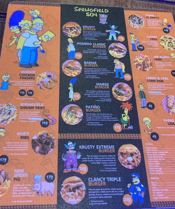 Springfield 504: el fantástico restaurante de Los Simpson en SPS