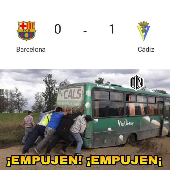 ¡Otra vez se estrelló la ‘Xavineta‘! Los memes de la derrota del Barça ...