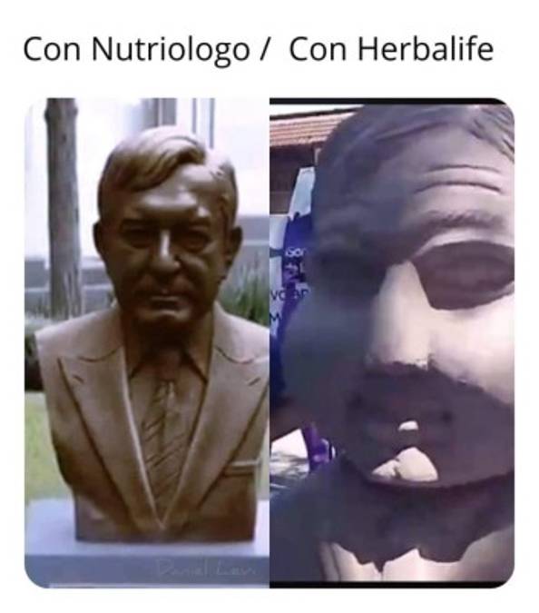 Los divertidos memes sobre el busto de AMLO