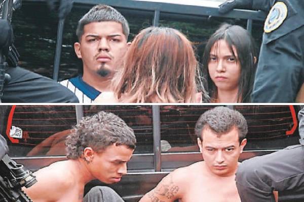 Capturan a cinco cabecillas de la Pandilla 18 con armas