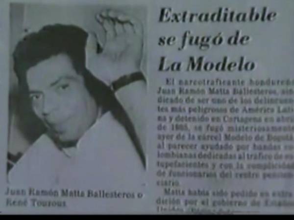 Fotos inéditas del día que Ramón Matta Ballesteros escapó de cárcel ...