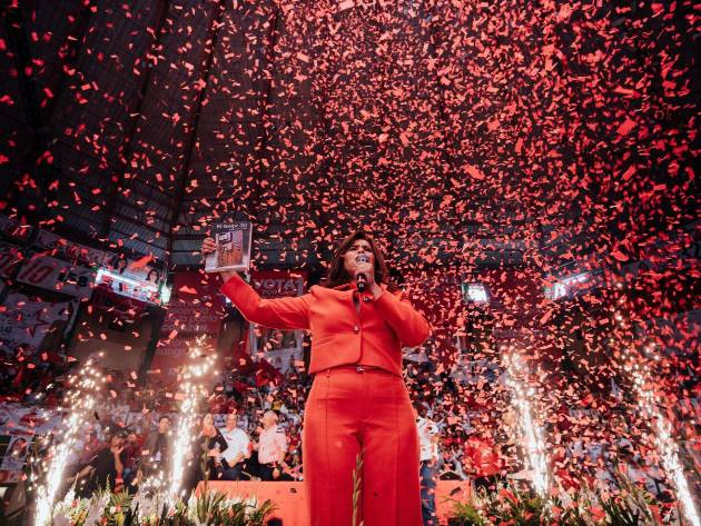 Cierre de campaña de Rixi Moncada en Tegucigalpa