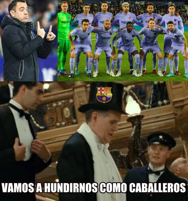 ¡Otra vez se estrelló la ‘Xavineta‘! Los memes de la derrota del Barça ...