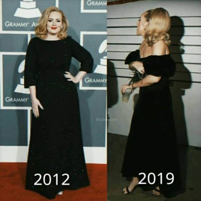 Adele más delgada y en forma tras perder más de 40 libras