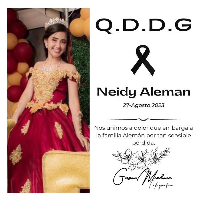 Así era Neidy, la hermosa quinceañera que falleció en Tocoa