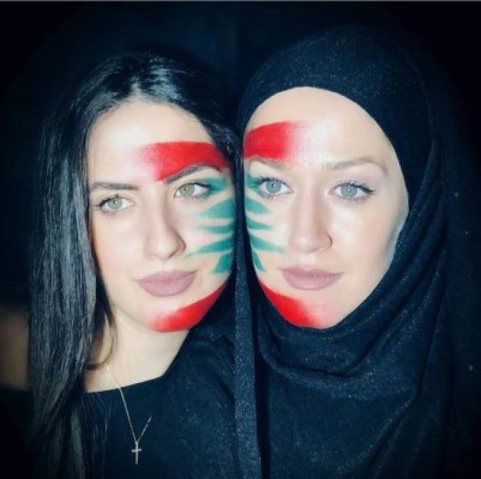 Mujeres en revolución: Las bellezas libanesas que sorprenden en ...