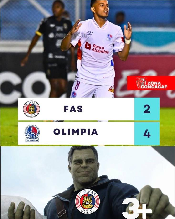 Copa Centroamericana: Olimpia víctima de memes pese a triunfo ante FAS