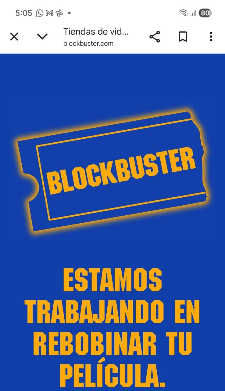 Blockbuster planea volver como plataforma de streaming