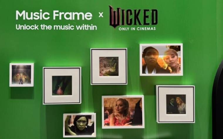 Samsung presenta la edición especial Music Frame WICKED