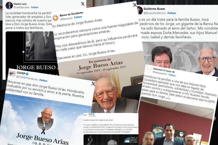 Amigos de Jorge Bueso Arias lamentan su muerte