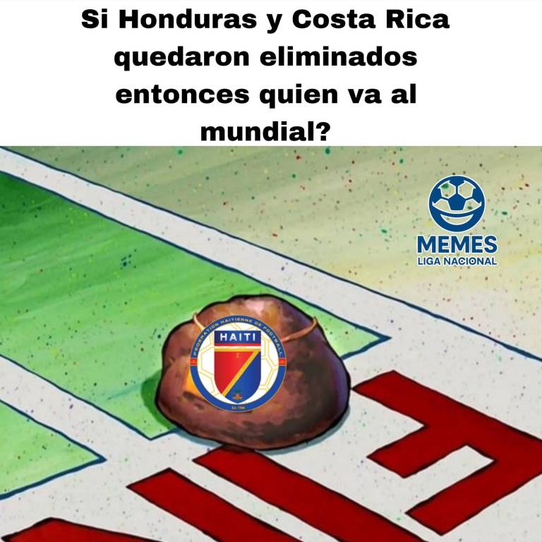 Memes a Honduras y Costa Rica tras quedarse sin ir al Mundial