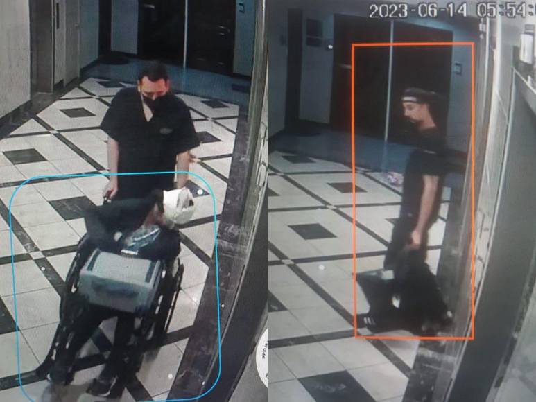 Las bolsas negras en las que habrían sacado a Floridalma Roque