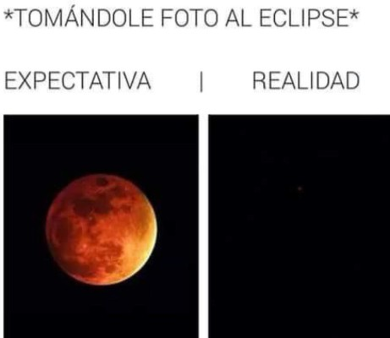 Los mejores memes que dejó el eclipse lunar