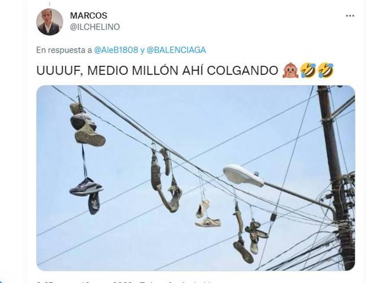 Los memes por los tenis rotos de Balenciaga que valen miles de dólares