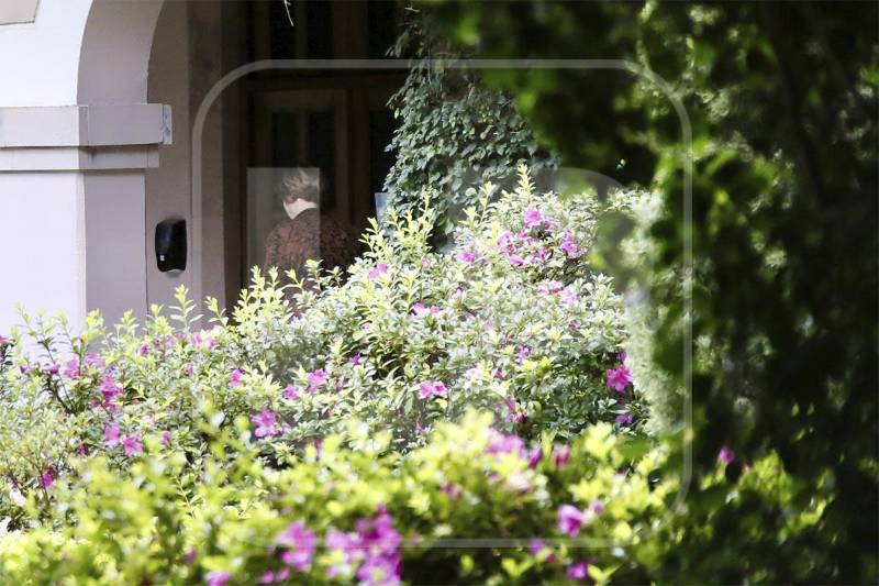 Laura Dogu llega a Casa Presidencial a reunirse con Xiomara Castro