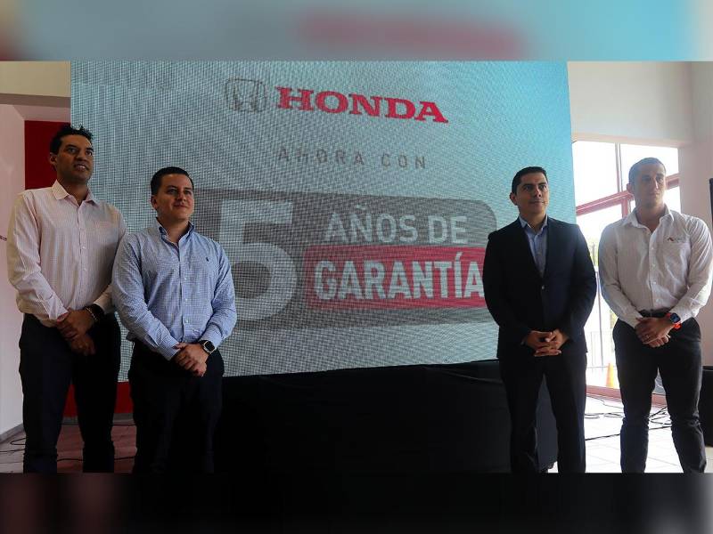 Excel presenta garantía extendida a 5 años en sus vehículos Honda