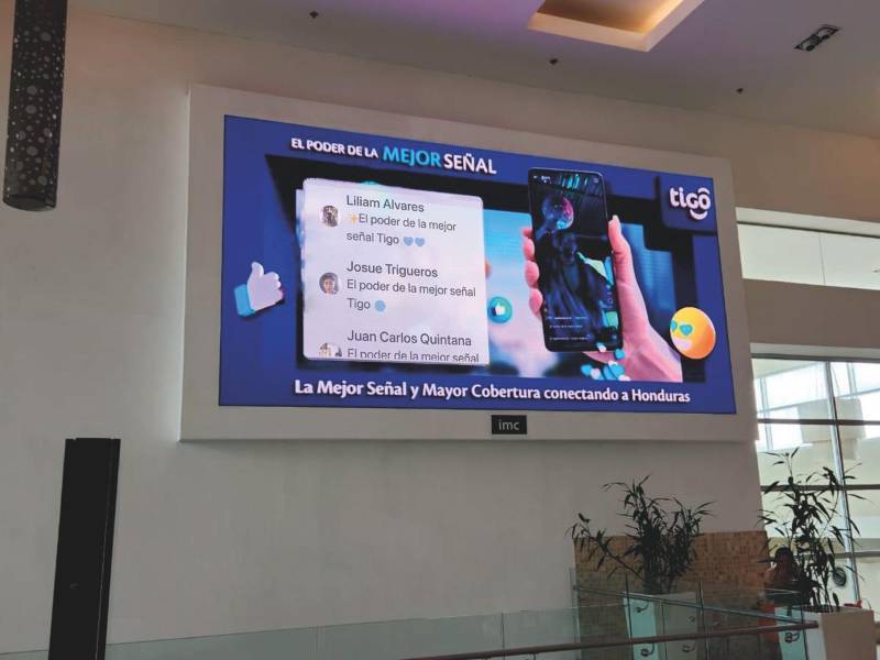 Tigo Honduras impulsa la innovación en LATAM con sus campañas DOOH