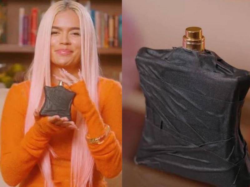 Karol G cubre su perfume para que nadie lo compre y huela como ella