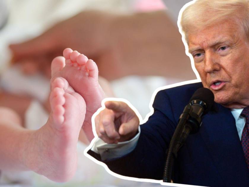 Pareja pone el nombre de Trump a su bebé