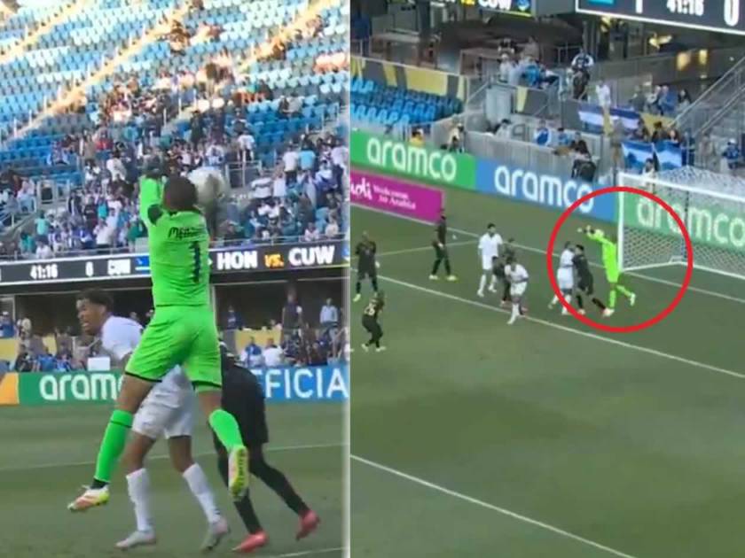 Edrick Menjívar realiza el oso de la Copa Oro: errorazo y le regaló gol ...