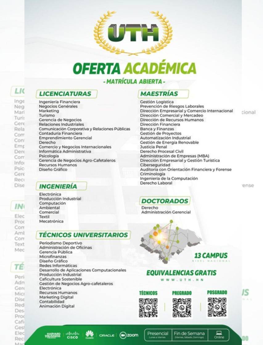 UTH: 39 años de evolución académica y compromiso con la educación superior