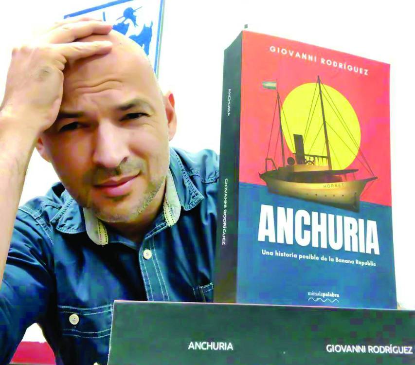 Giovanni Rodríguez presenta su libro “Anchuria”