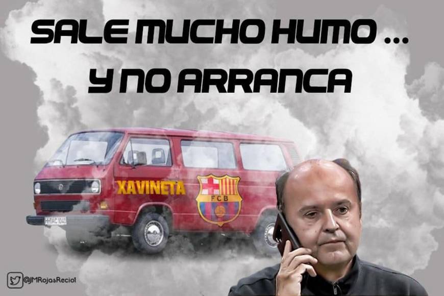 ¡Otra vez se estrelló la ‘Xavineta‘! Los memes de la derrota del Barça ...