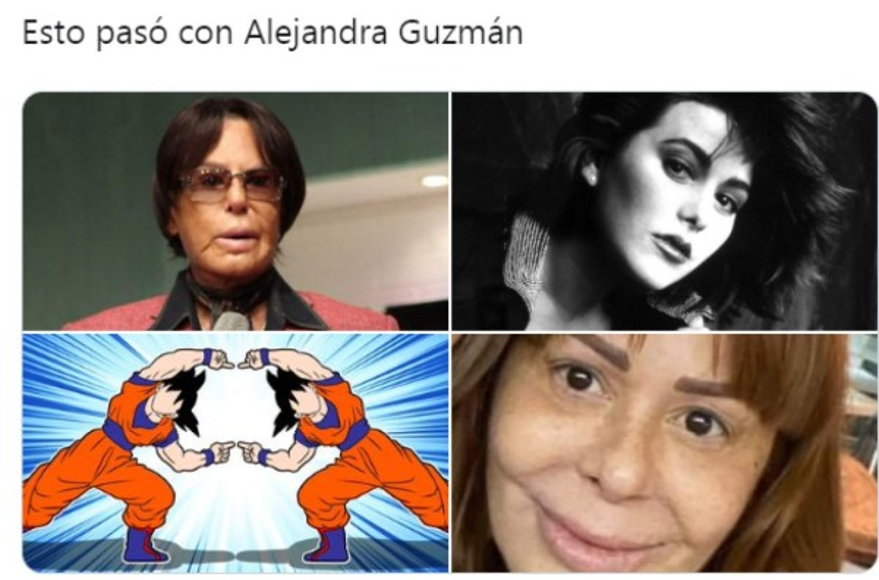 ¿Eternamente bella? Le llueven los memes a Alejandra Guzmán por ...