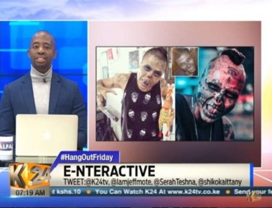 'Kalaca Skull', el hombre calavera que impacta con su transformación