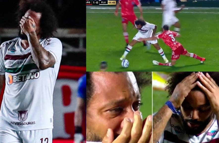 Marcelo provoca impactante lesión y termina llorando tras verlo