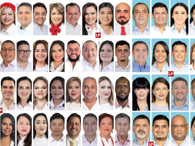 Candidatos a diputados electos por Cortés primaras 2025