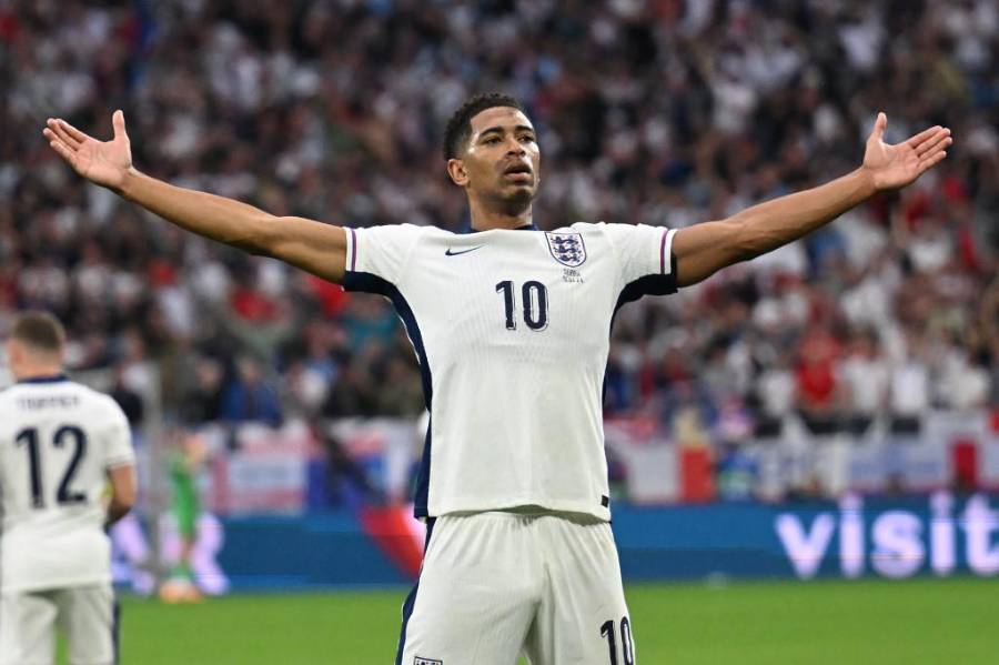 Bellingham marcó el primer gol de Inglaterra en la Eurocopa 2024